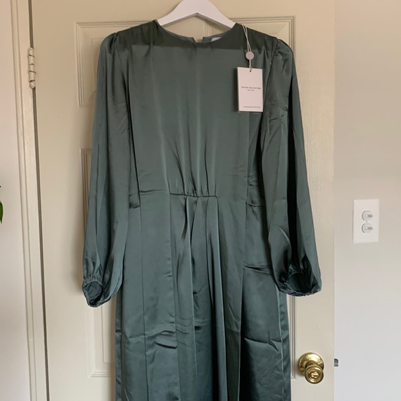 Veiled | Dresses | Veiled Collection Julianna Satin Wrap Maxi | Poshmark